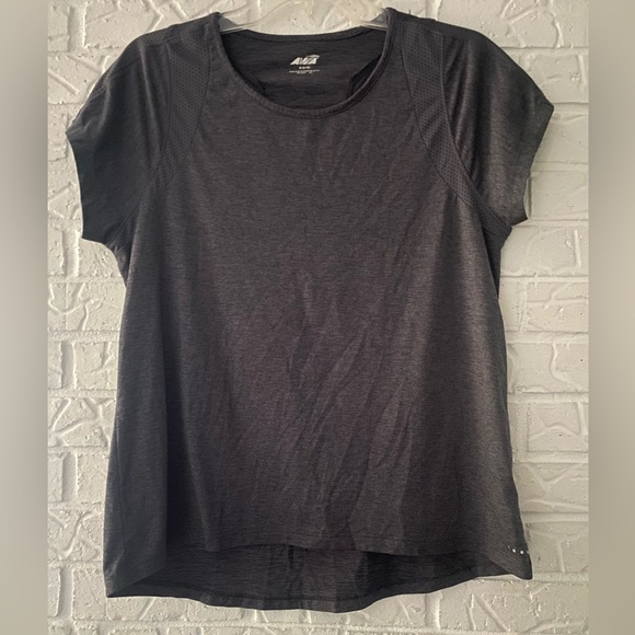 Avia | Tops | Avia Activewear Top Gray Wicking Sheer Panels M ...